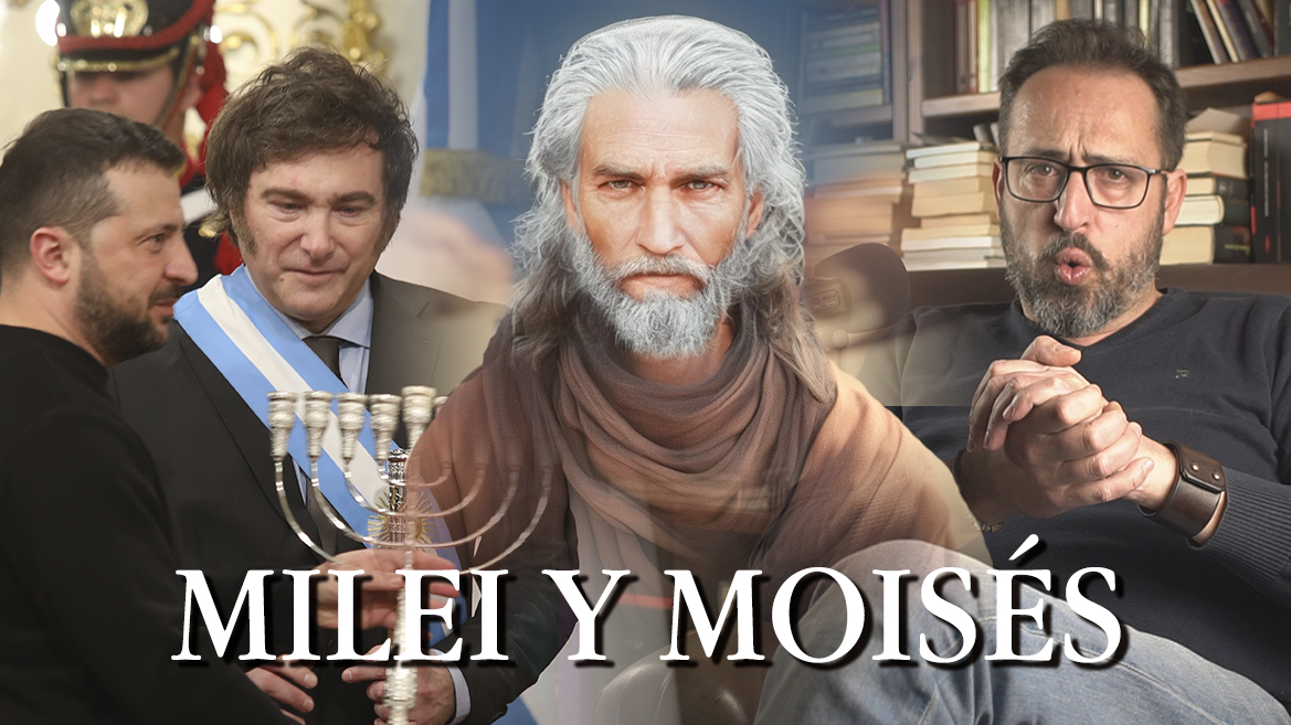Milei y Moisés – Javier Caravaca